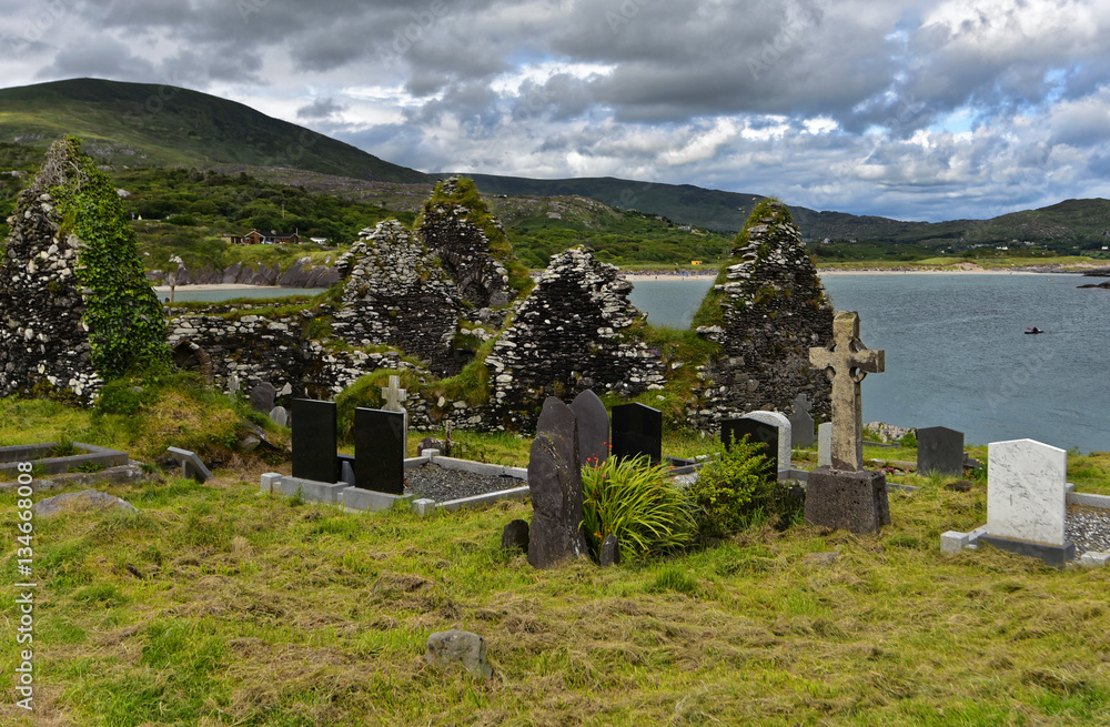 Derrynane National Historic Park - Derrynane Abbey Stock Photo | Adobe ...