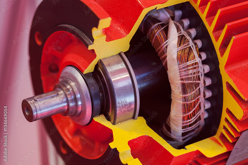 cross-section of the vertical cylindrical gear Stock Photo | Adobe Stock