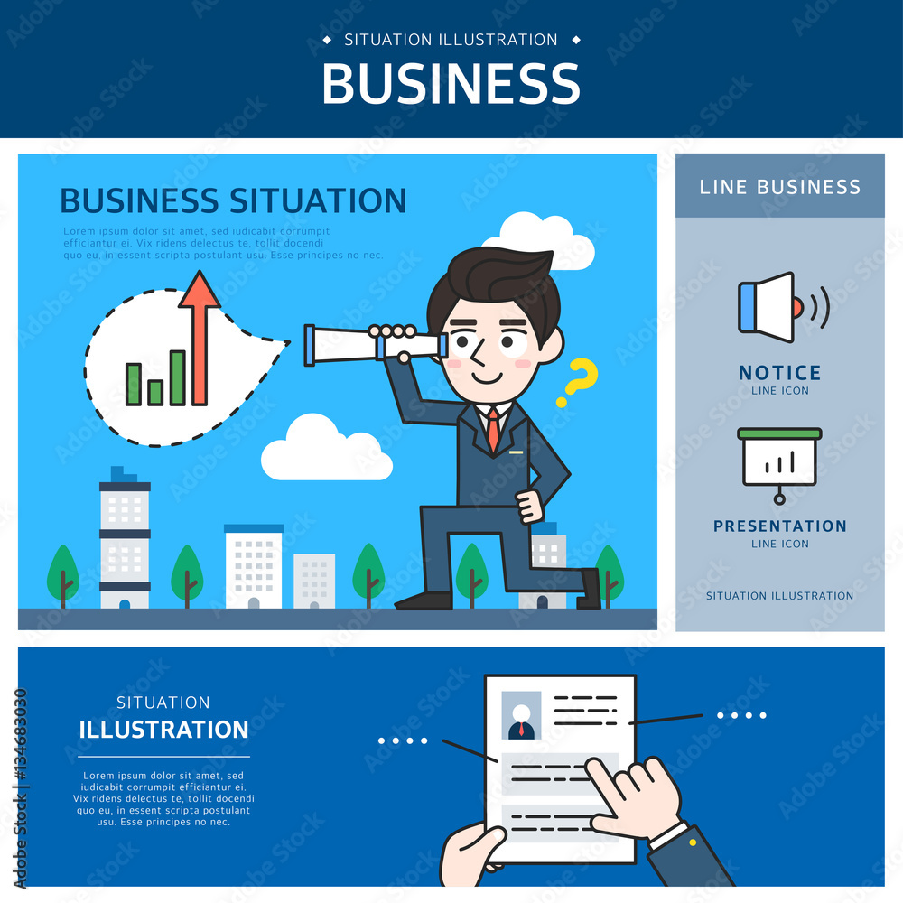 Business Situation Stock Vector | Adobe Stock