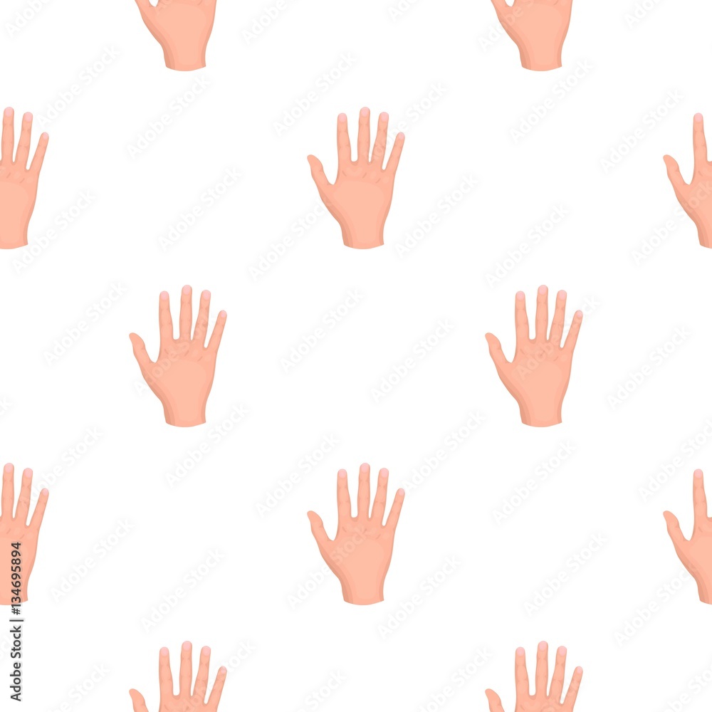 High five icon in cartoon style isolated on white background. Hand ...