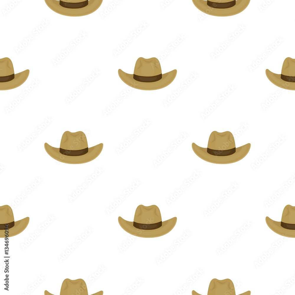 Cowboy hat icon in cartoon style isolated on white background. Hats ...