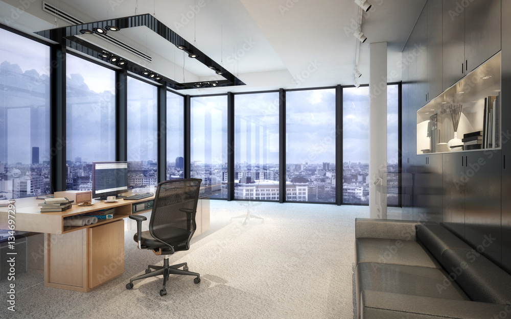Penthouse Office (idea) Stock Illustration | Adobe Stock