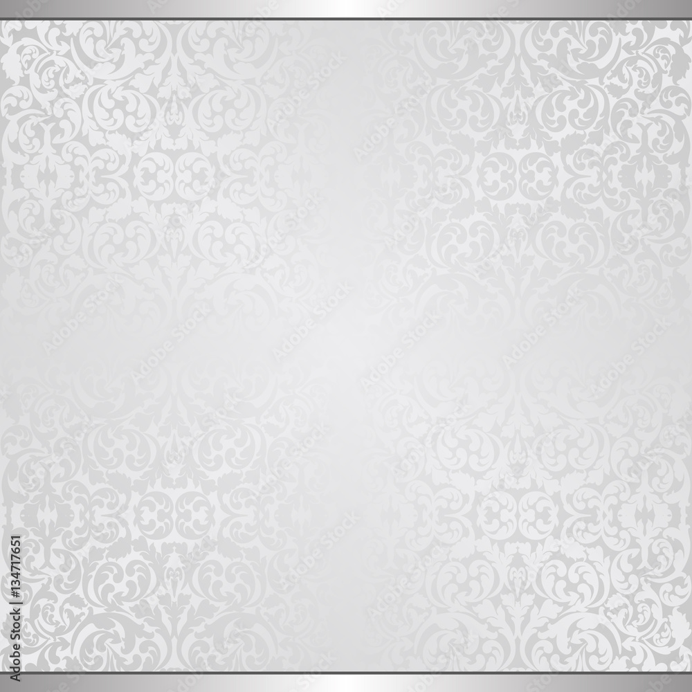 gray background with vintage pattern Stock Vector | Adobe Stock