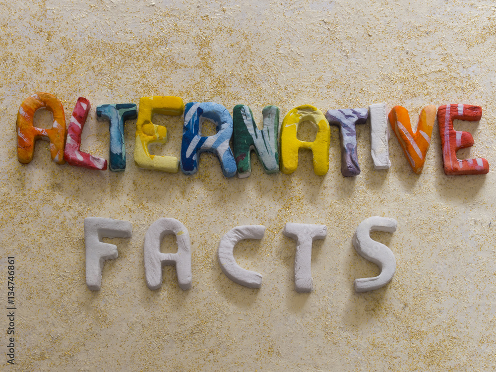 Alternative Facts concept Stock-Foto | Adobe Stock