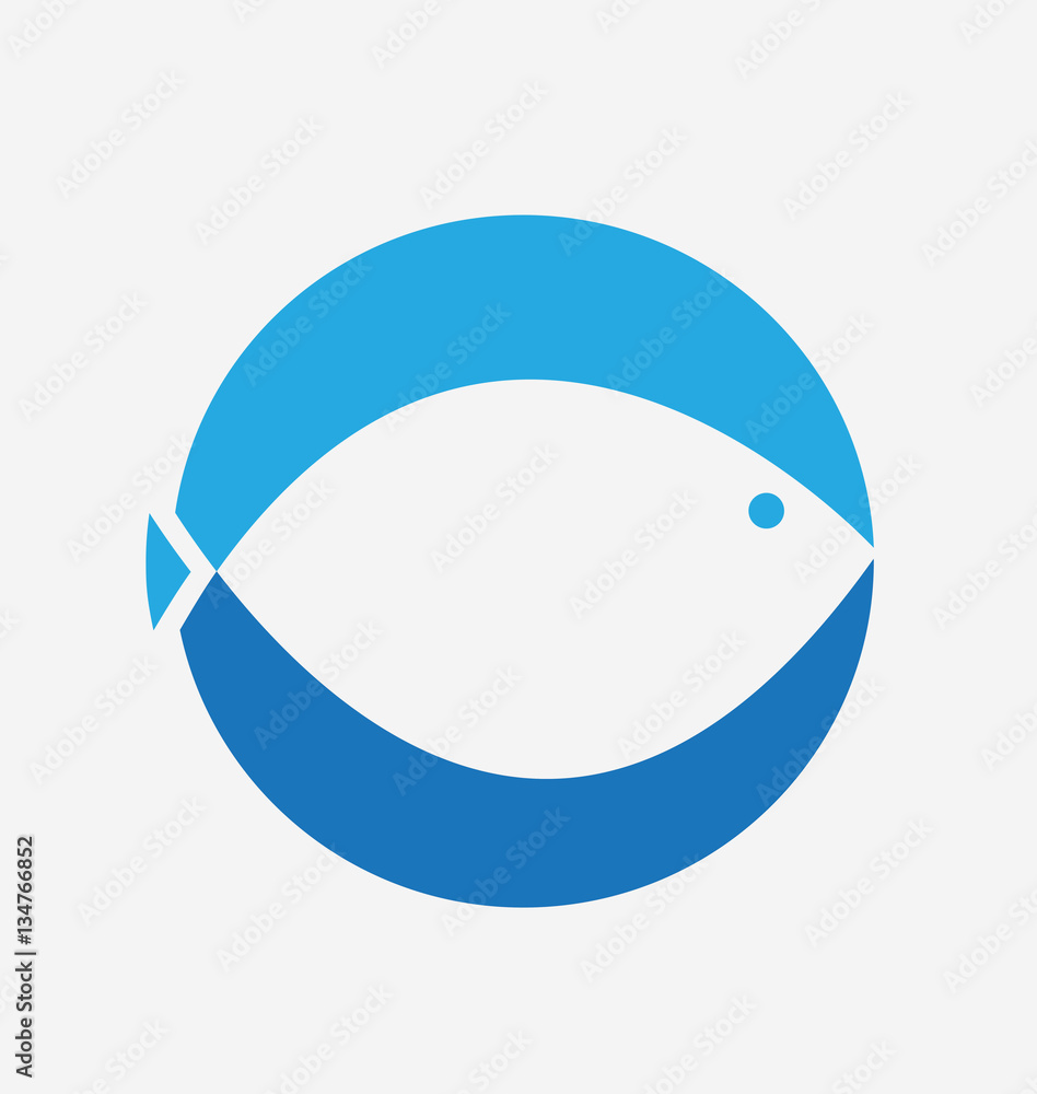 Circle Food Logo Icon for Restaurants Stock Vector | Adobe Stock