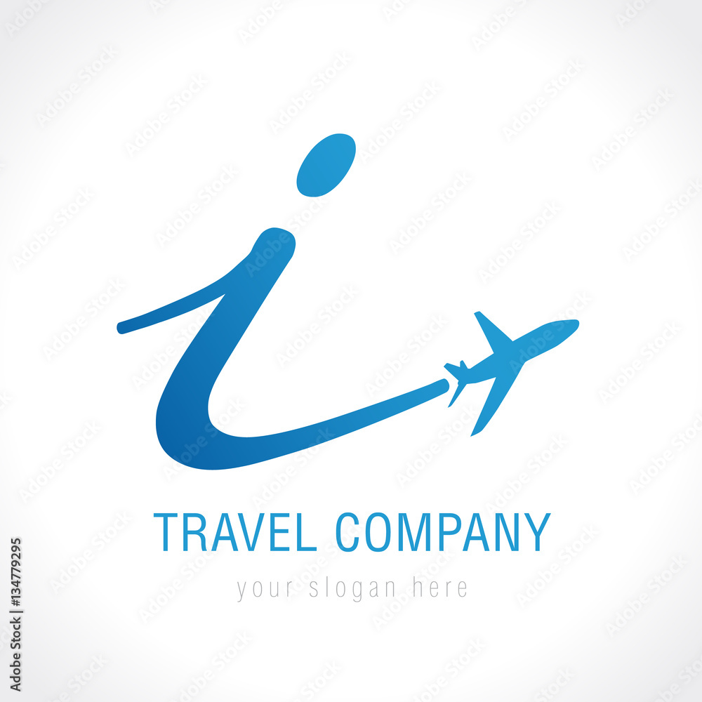I innovation travel company logo. Airline innovation business travel ...