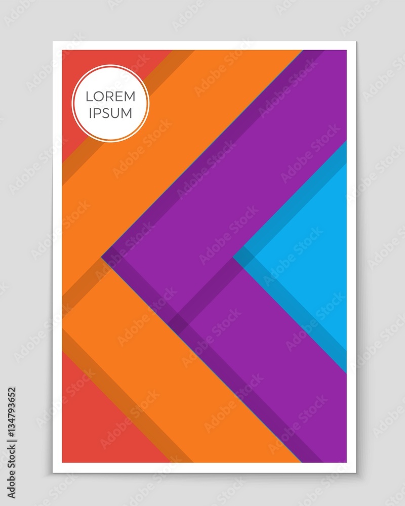 Abstract vector layout background set. For art template design, list ...