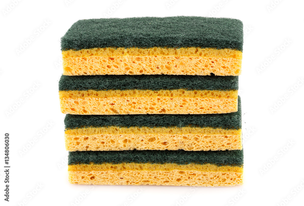 Foto Stock Stack of sponges | Adobe Stock