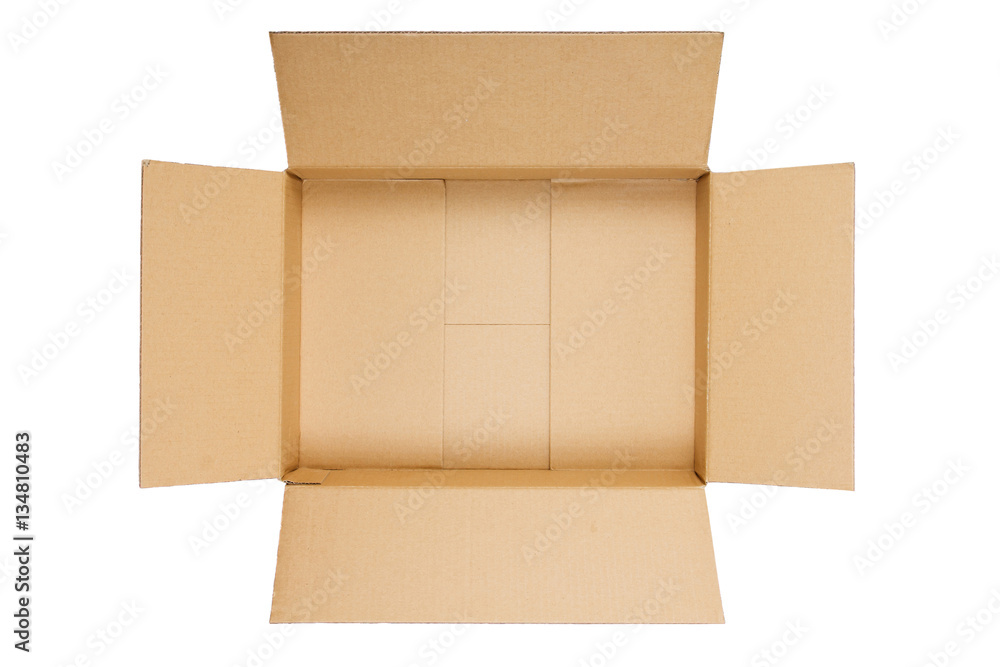 Opened cardboard box Stock Photo | Adobe Stock
