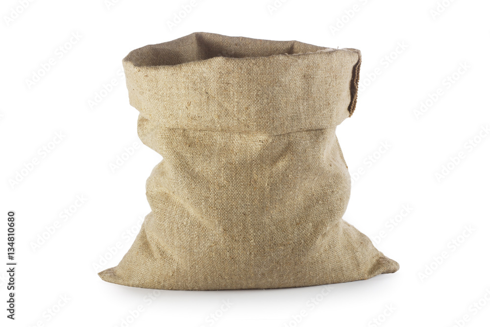 Empty Linen sack Stock Photo | Adobe Stock