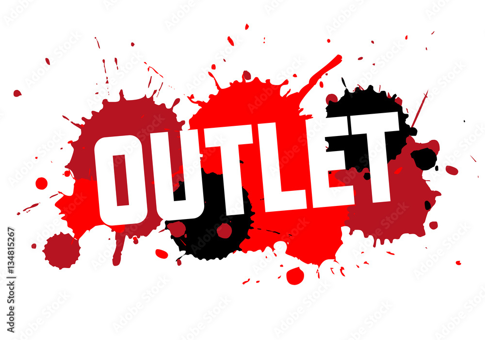 Outlet vector de Stock | Adobe Stock