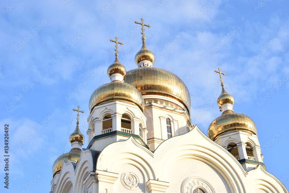 Golden domes Stock Photo | Adobe Stock
