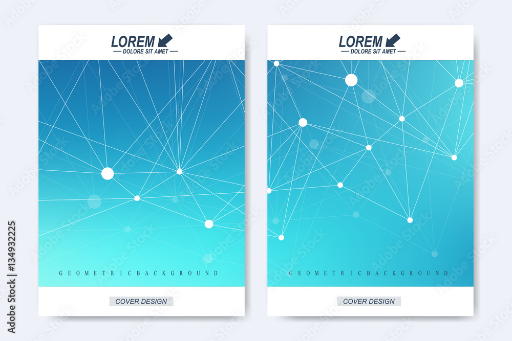 Vetor de Modern vector template for brochure, Leaflet, flyer, advert ...