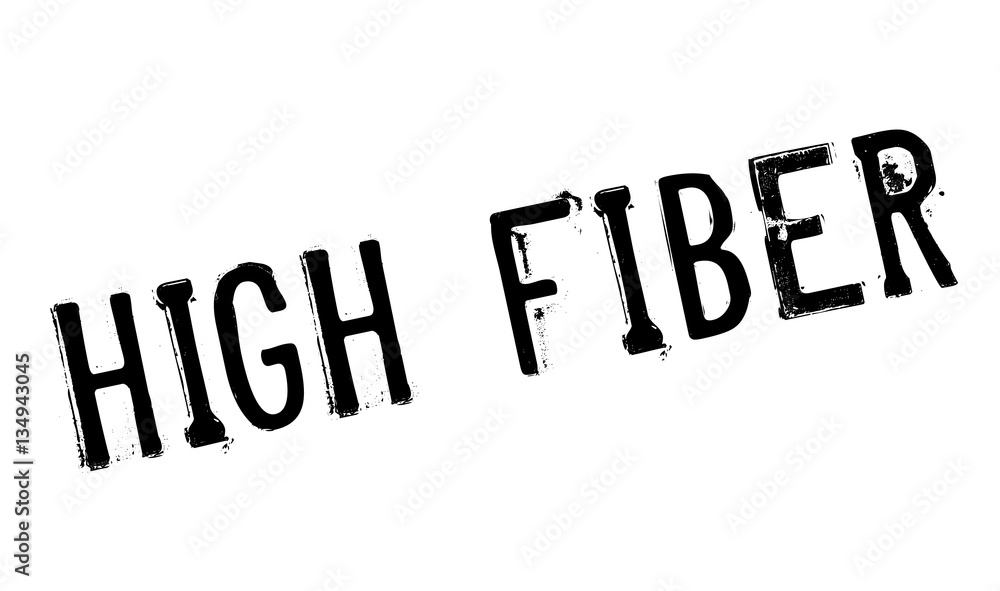 High Fiber rubber stamp. Grunge design with dust scratches. Effects can ...