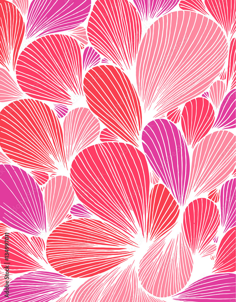 Abstract background is composed of colored petals of flowers.Vec Stock ...