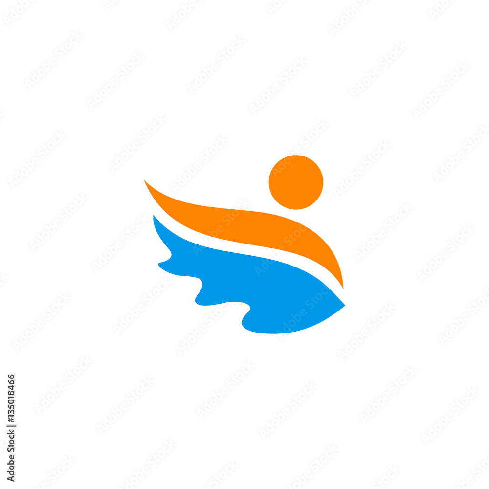 Green People Icon Logo Vector Stock Vector | Adobe Stock