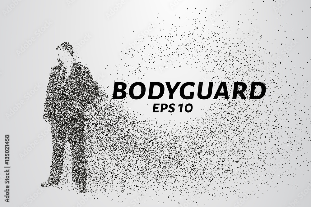 The guard of the particles. The bodyguard consists of circles and ...