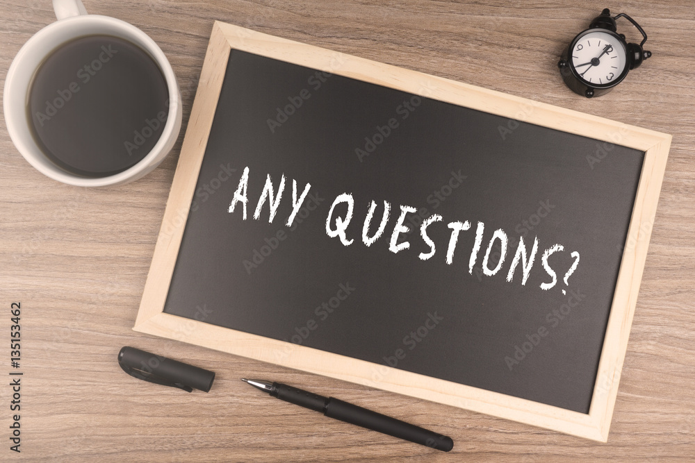 ANY QUESTIONS? Stock Photo | Adobe Stock