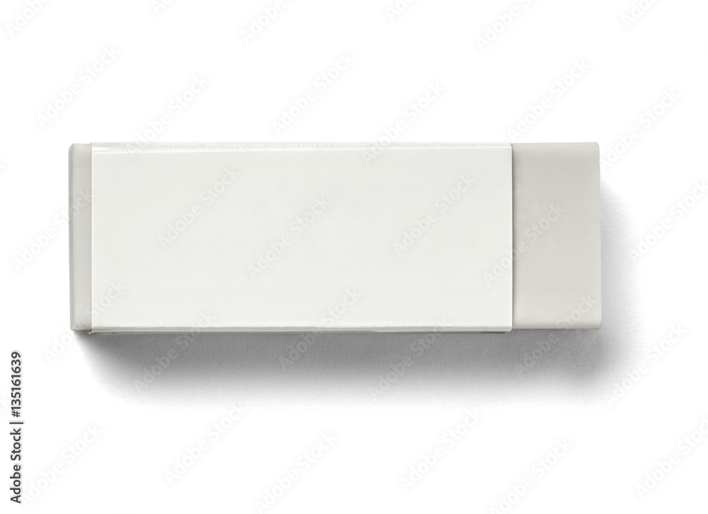 eraser rubber white office Stock Photo | Adobe Stock