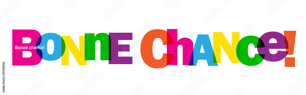 Carte BONNE CHANCE Stock-Vektorgrafik | Adobe Stock