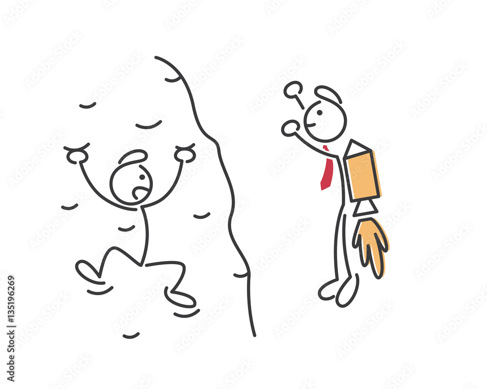 Creative Business Strategy Tips Stickman Illustration Concept - Wise ...