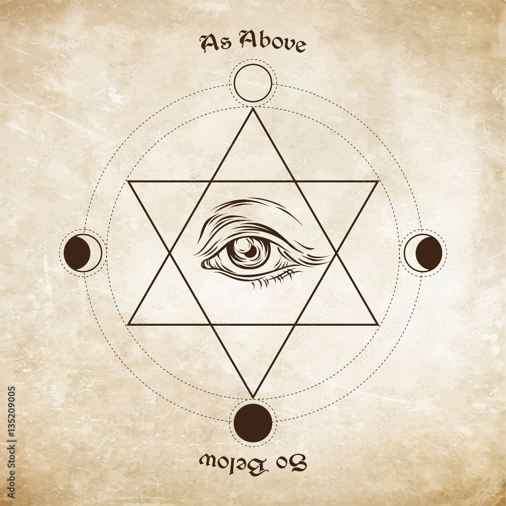 Hermetic Symbols Vector