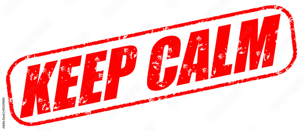 Keep calm on the white background, red illustration Stock Illustration ...