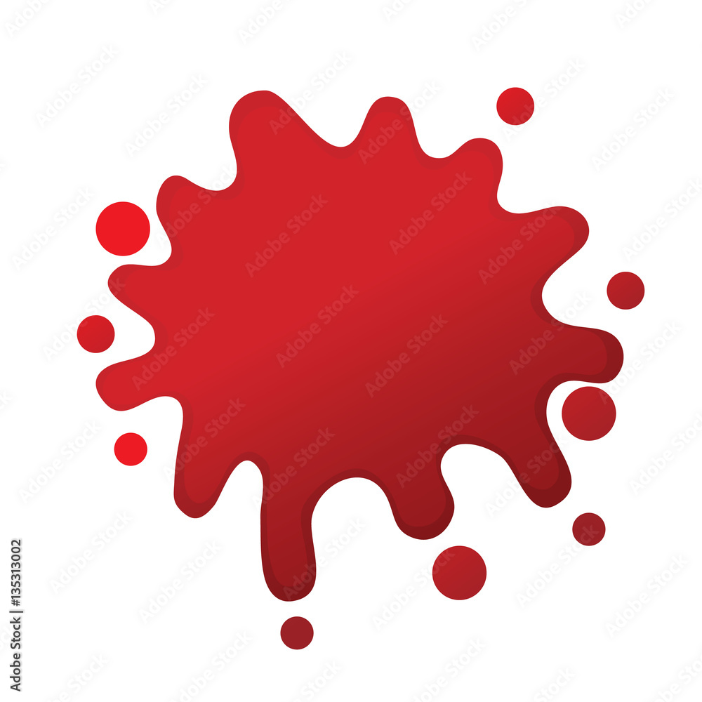 Blood splash vector Stock Vector | Adobe Stock