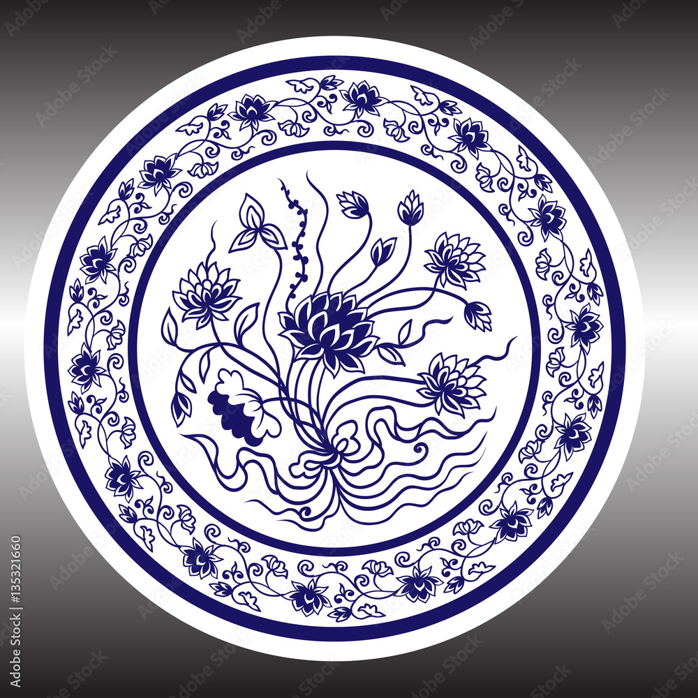 Pottery hand drawing vector ,porcelain Stock Vector | Adobe Stock