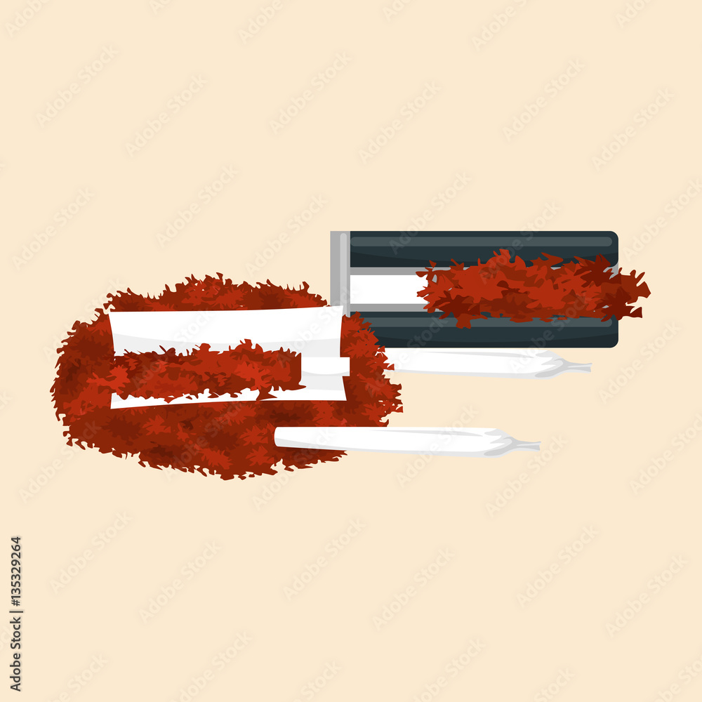 machine for hand rolling cigarettes, paper and tobacco to produce them ...