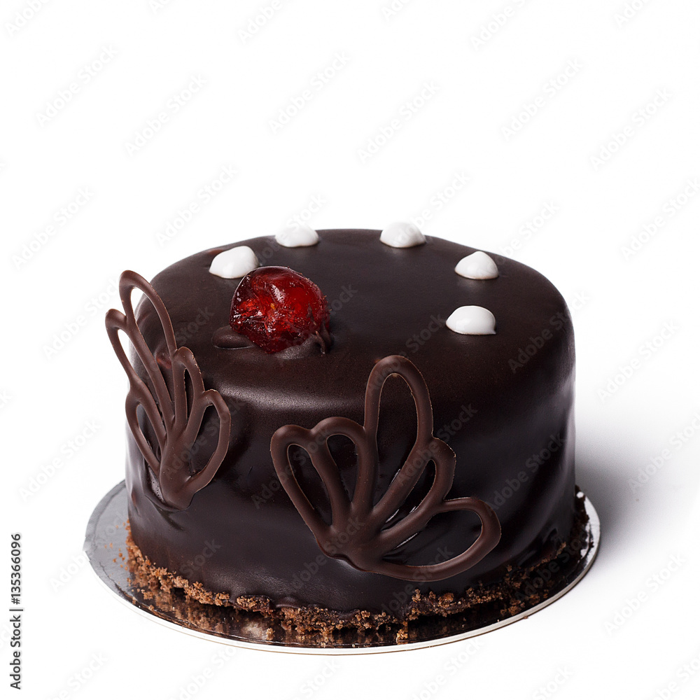 Round Chocolate Cake Designs