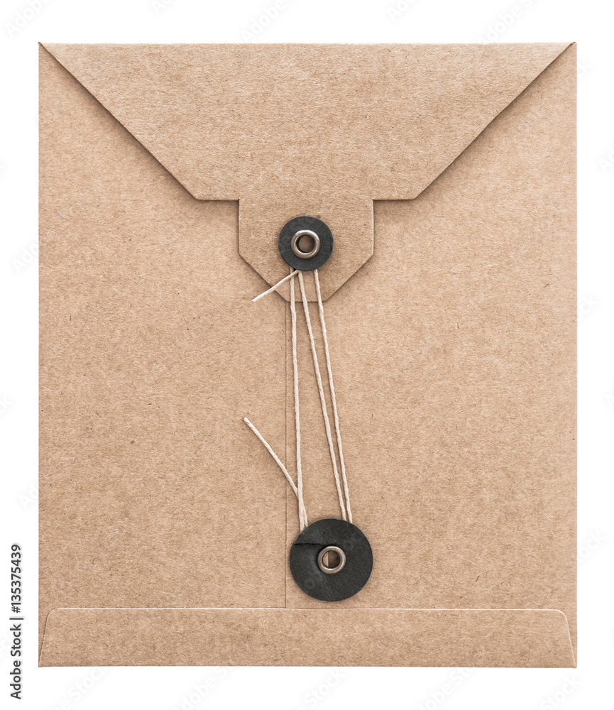 Vintage post mail envelope Kraft paper Stock Photo | Adobe Stock