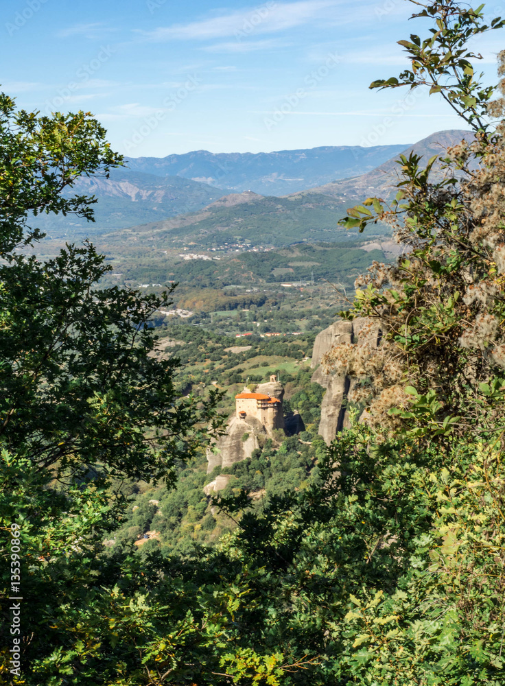 The Meteora is one of the largest and most precipitously built ...