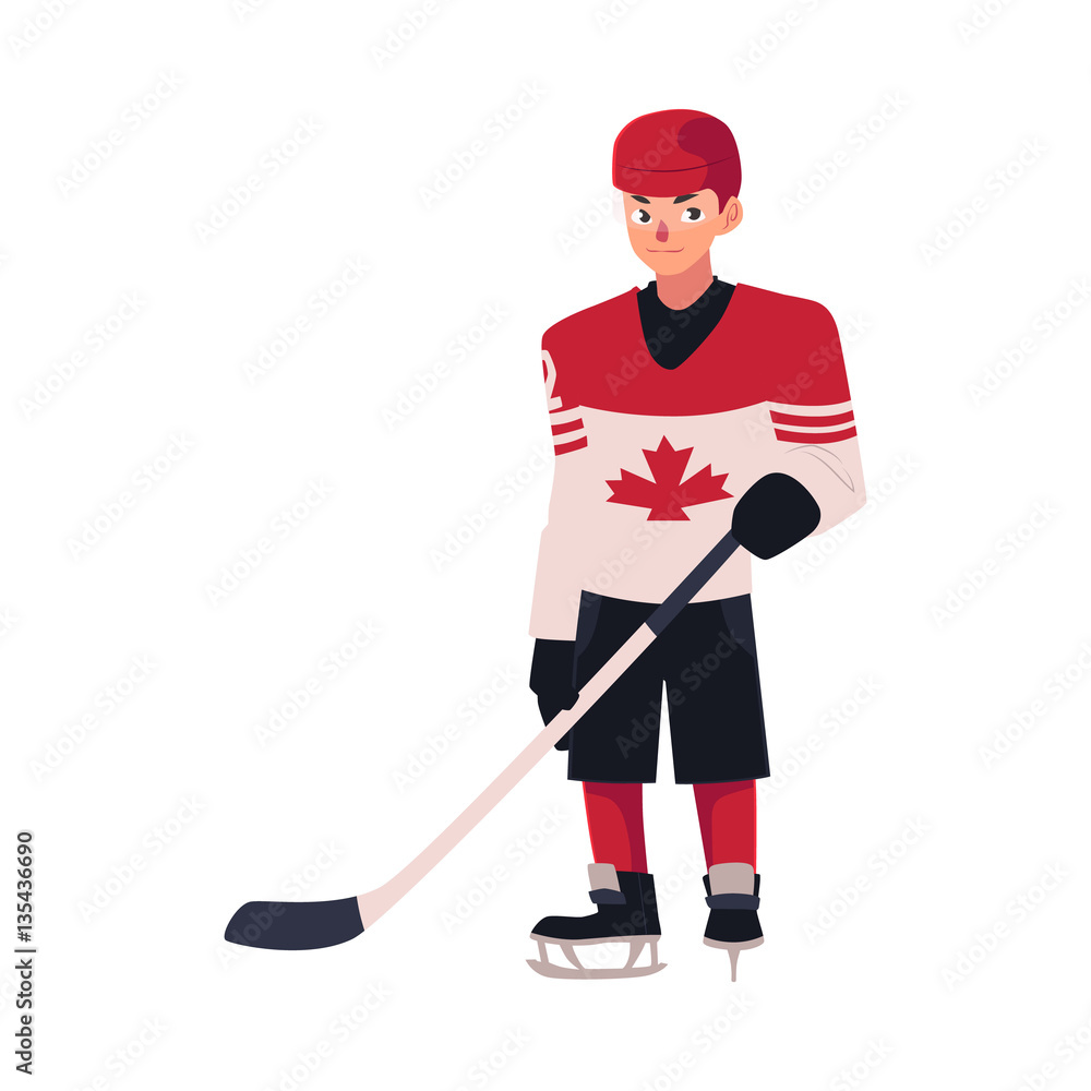 Us Canada Hockey Cartoons