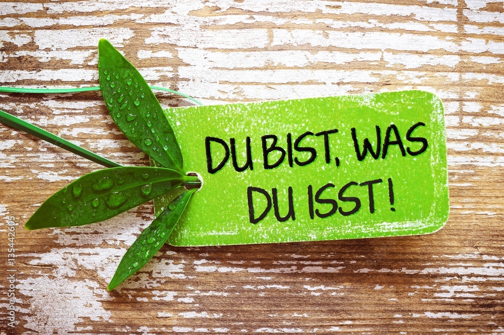 Du bist, was du isst! Stock Photo | Adobe Stock