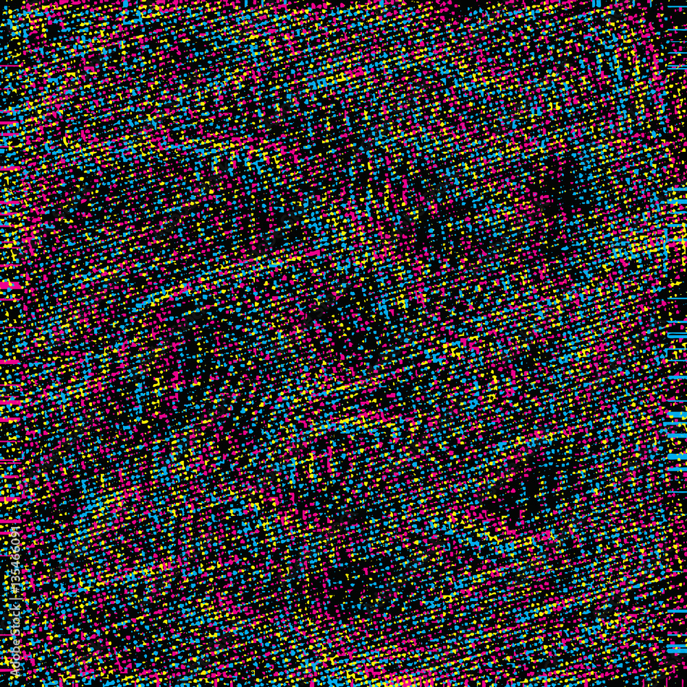 particles CMYK glitch art background . Stock Vector | Adobe Stock