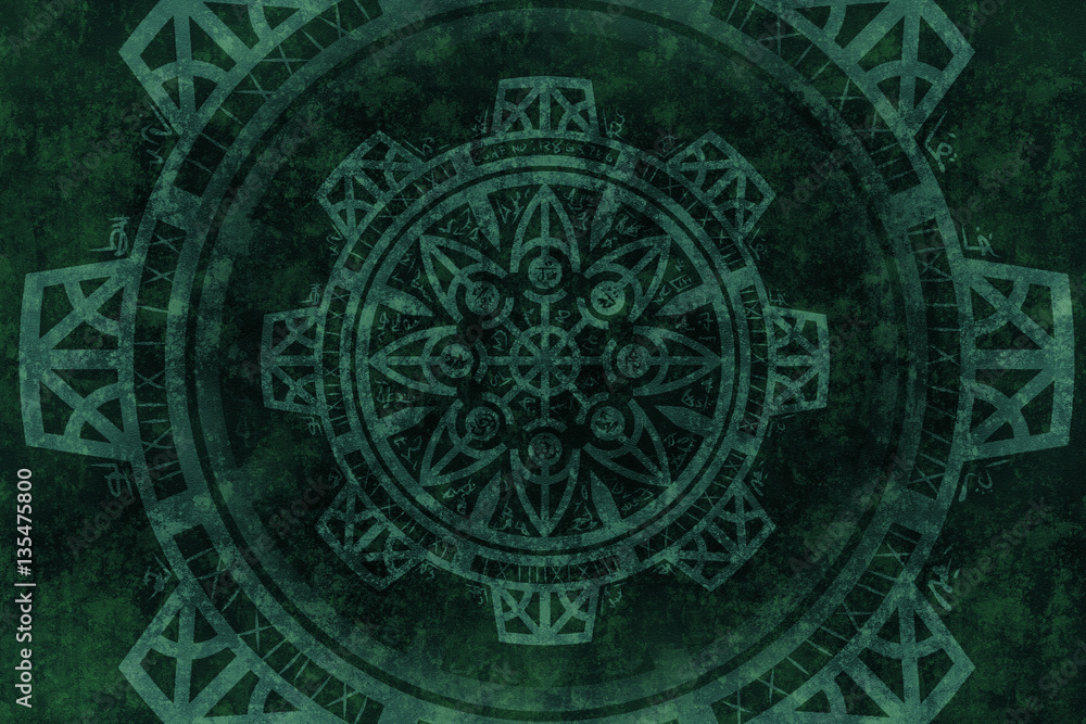 Esoteric background. Backdrop for magic, astrology, alchemy. Stock ...