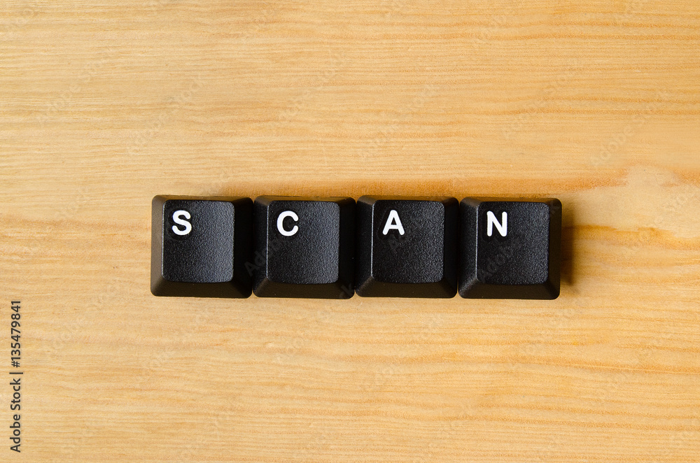 scan word Stock-Foto | Adobe Stock