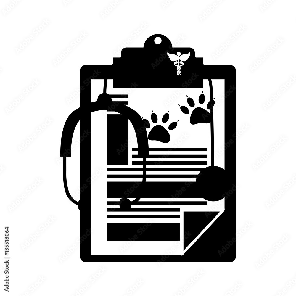 Pet veterinary symbol icon vector illustration graphic design Stock ...