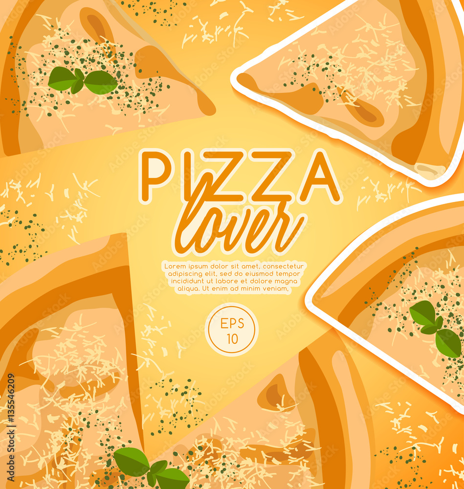 Pizza Elements : Vector Illustration Stock Vector | Adobe Stock
