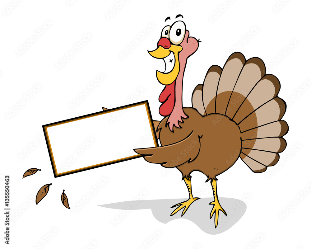 Cartoon Turkey Stock Illustration | Adobe Stock