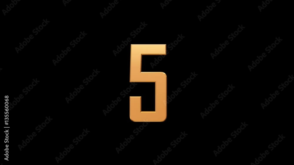 transparent countdown timer with alpha channel Stock Video | Adobe Stock