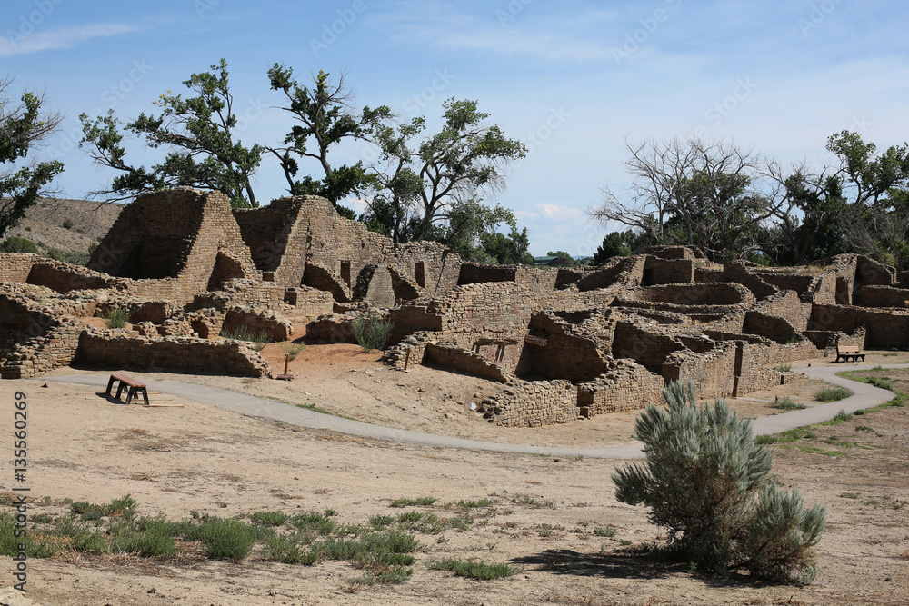 Aztec Ruins National Monument, Colorado, USA Stock-Foto | Adobe Stock