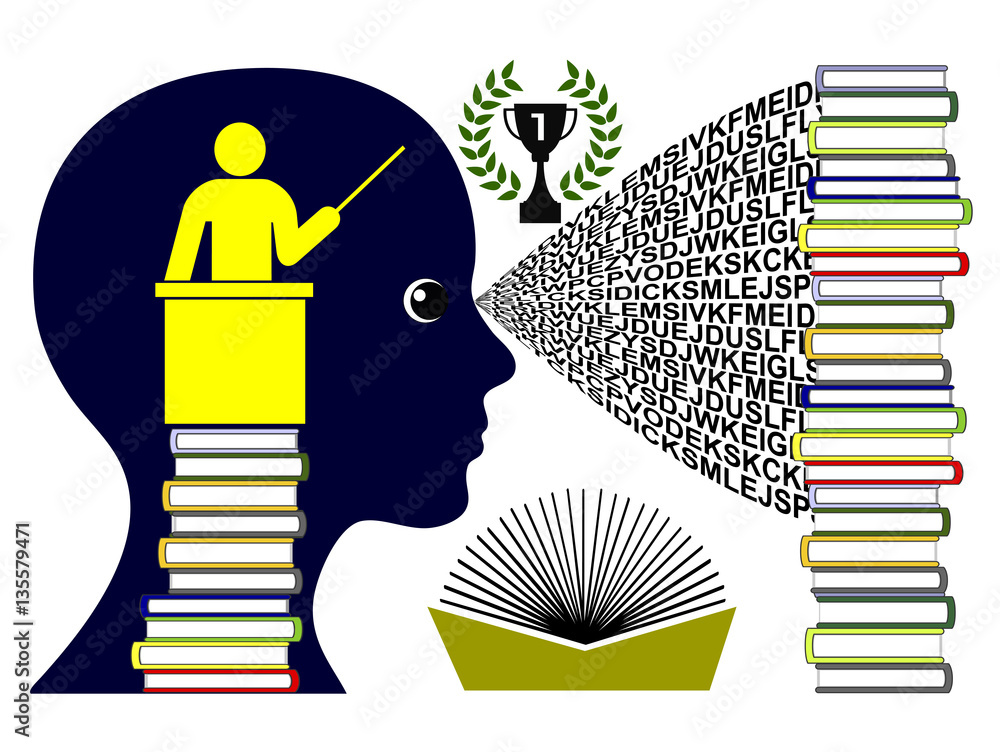 Getting motivated to study. Student is ambitious to peak in her ...