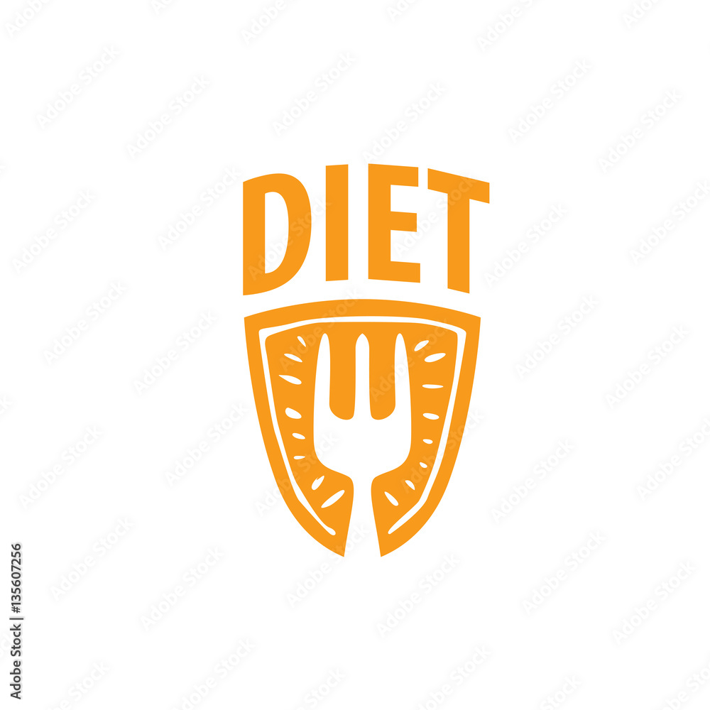 Vettoriale Stock vector logo for diet | Adobe Stock
