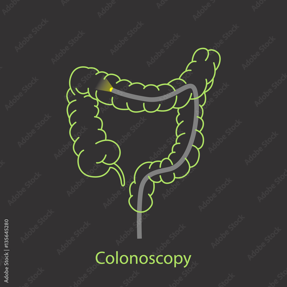 colonoscopy logo vector icon design Stock Vector | Adobe Stock