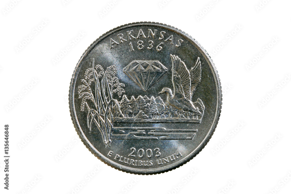 Arkansas State Quarter Stock Photo | Adobe Stock