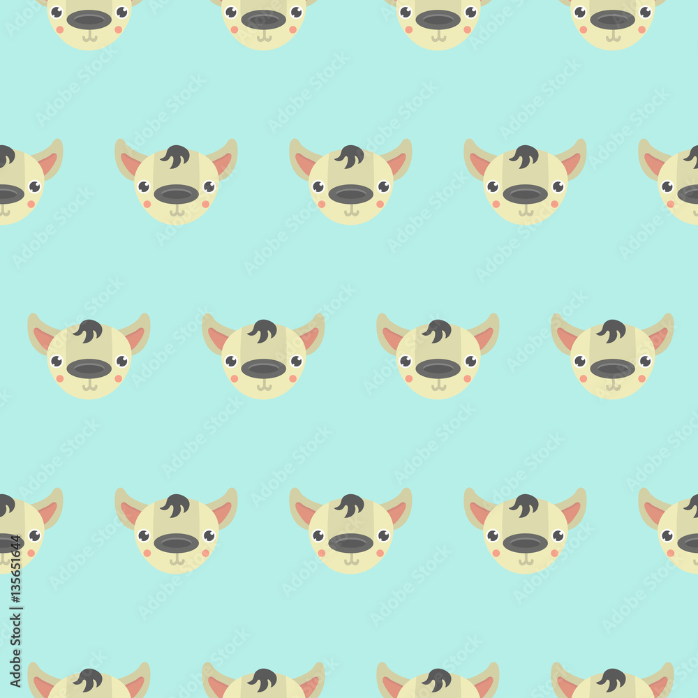 Hyena pattern. Stock Vector | Adobe Stock