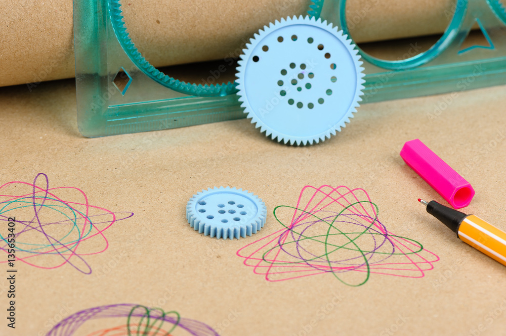 spirograph Stock Photo | Adobe Stock