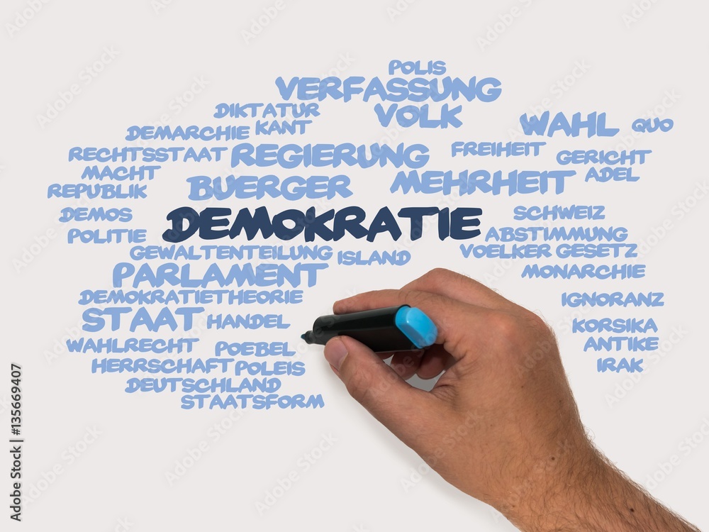 Demokratie Stock Illustration | Adobe Stock